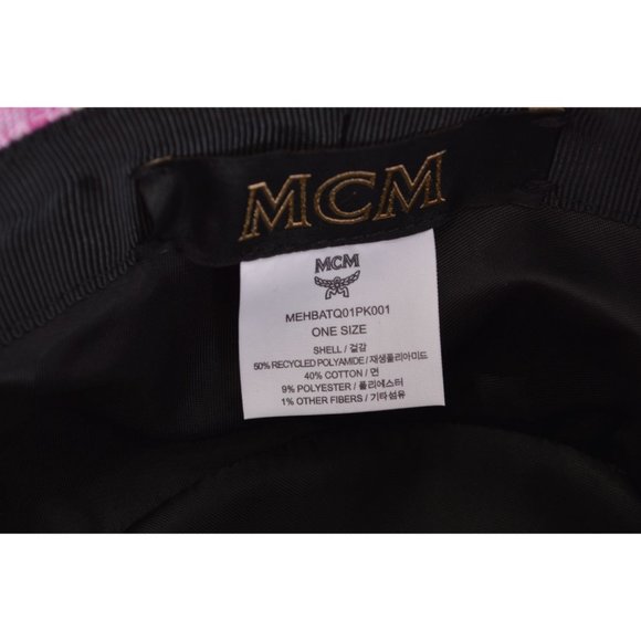 MCM | Accessories | New Mcm Womens Jacquard Veritas Visetos Fedora ...
